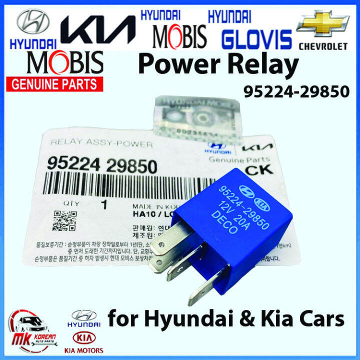 [GENUINE] Power Relay for Hyundai & Kia Cars. 95224-29850. GENUINE ...