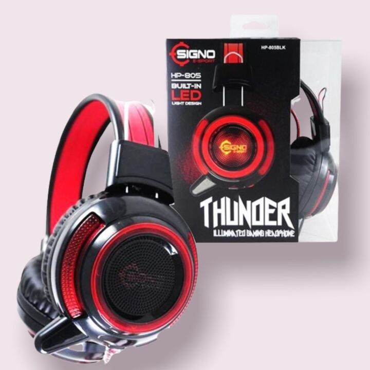 Signo Gaming Headset THUNDER HP-805BLK Black | Lazada.co.th