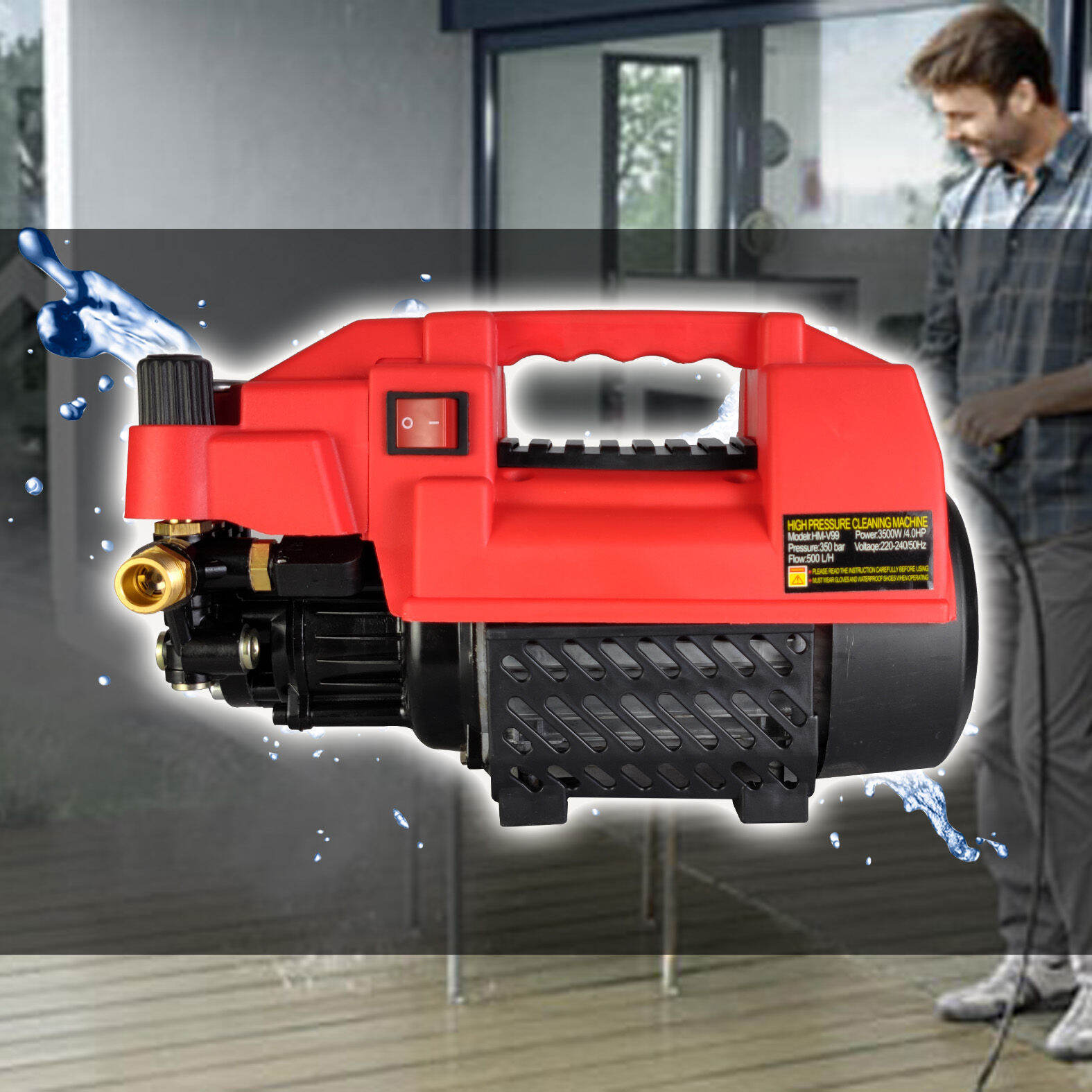 เครื่องฉีดน้ำแรงดันสูง FAST TECH ปั้มฉีดน้ำแรงดันสูง 350Bar รุ่นใหม่ ...