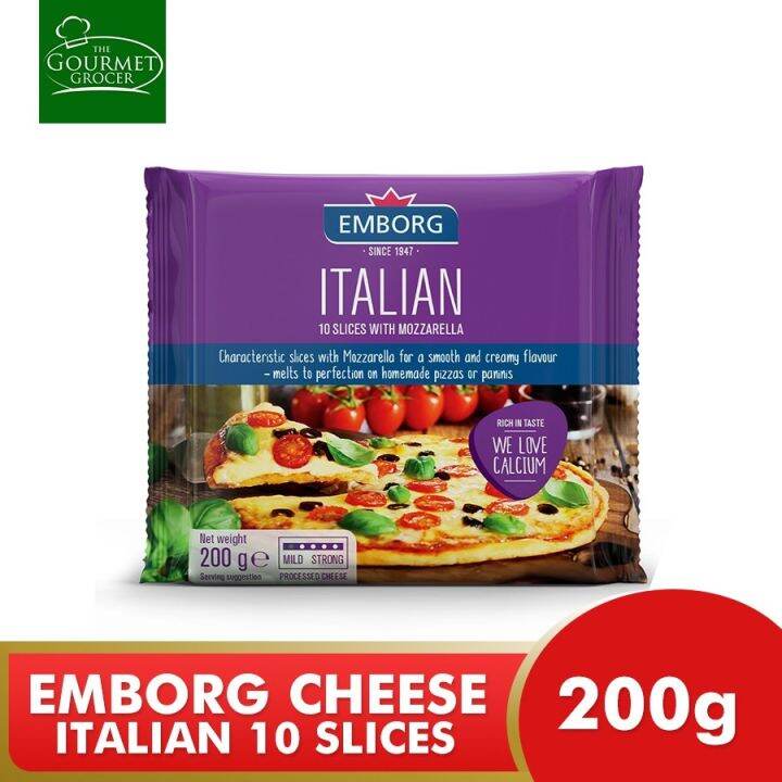 Emborg Cheese Italian 10 Slices | Lazada PH