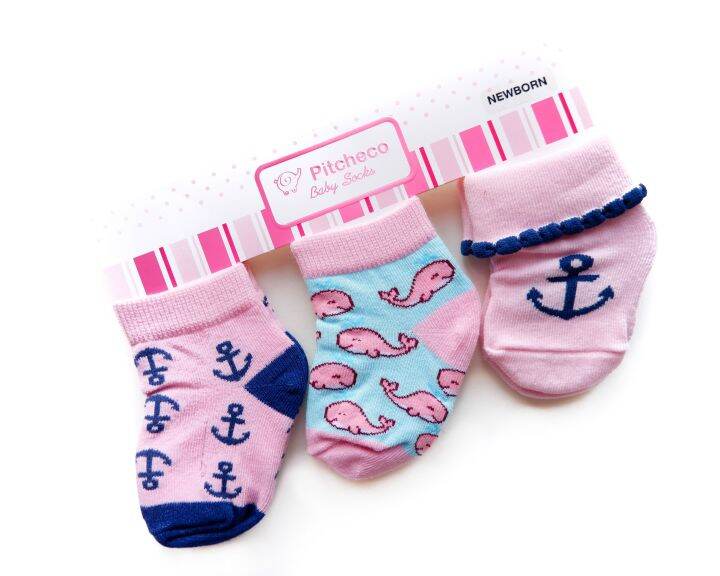 Pitcheco Baby Socks 3 in 1 set | Lazada PH