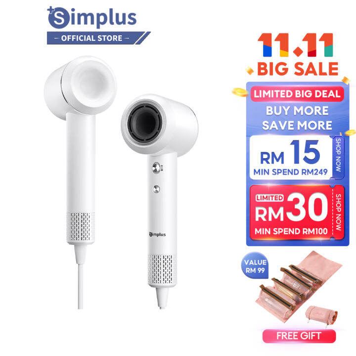 【Simplus Pink】Simplus ULTRA HIGH SPEED Hair Dryer 26M/S AIRFLOW ...