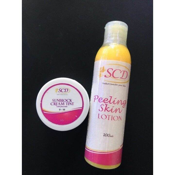 scd sunblock cream peeling lotion 100 ml with placenta | Lazada PH