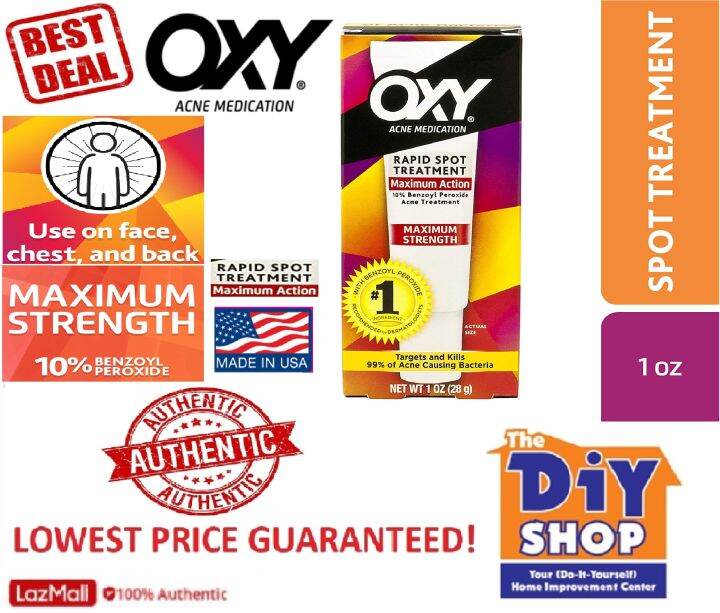 OXY Acne Maximum Action Spot Treatment 1 oz OXY rapid spot treatment 1 ...