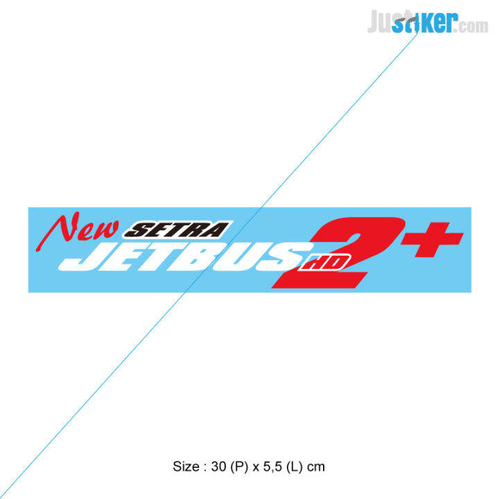 Sticker New Setra HD 2+, Stiker Bismania, Stiker Jetbus New Setra High ...