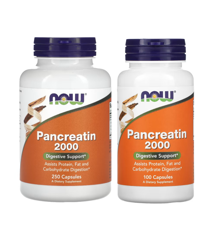NOW Foods Pancreatin 2000 100 or 250 Capsules | Lazada PH