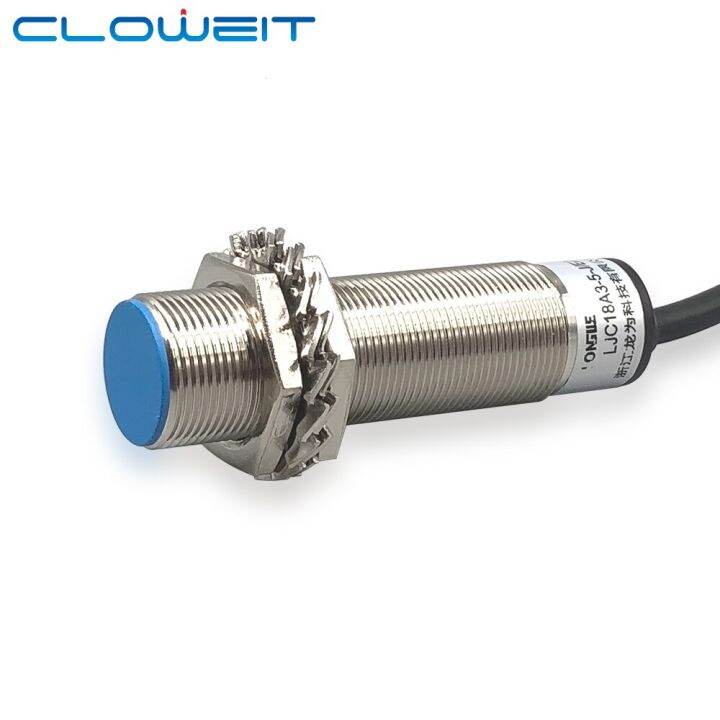 Cloweit M18 Capacitive Proximity Sensor Switch 5mm 10mm Detection Range ... Cloweit M18 Capacitive Proximity Sensor Switch 5mm 10mm Detection Range ...