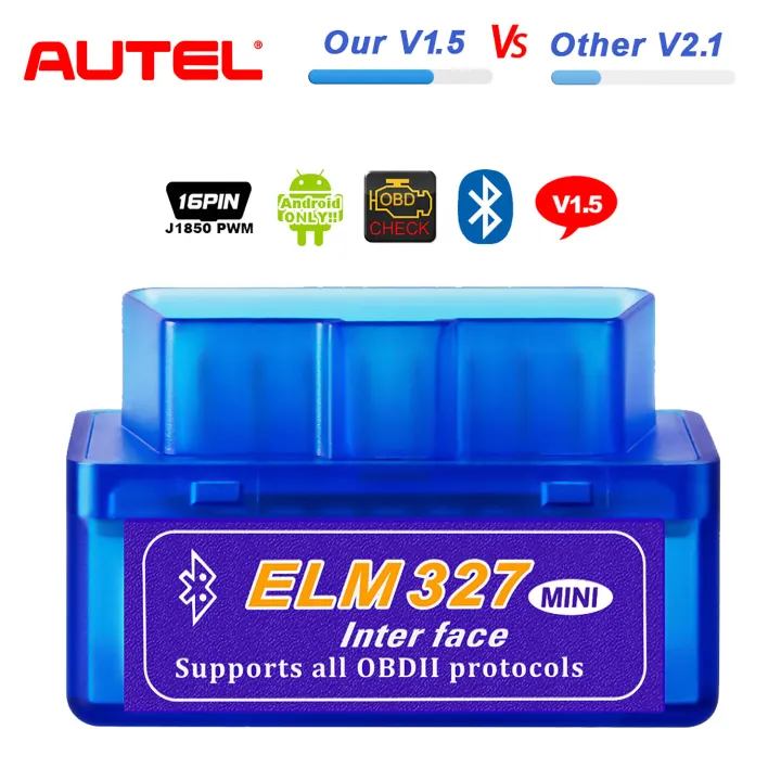 Autel ELM327 บลูทูธ V1.5 พร้อม Pic18f25k80 OBD2สแกนเนอร์,เครื่อง ...