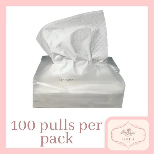 Native wood pulp facial tissue Interfolded Paper Tissue 3Ply (1 packing ...