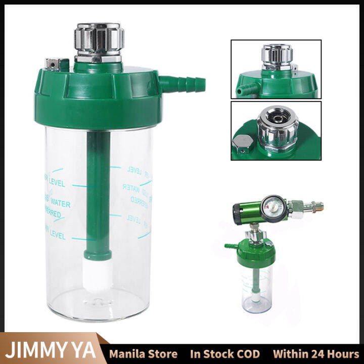Oxygen Humidification Cup Plastic Oxygen Pressure Regulator Connection ...
