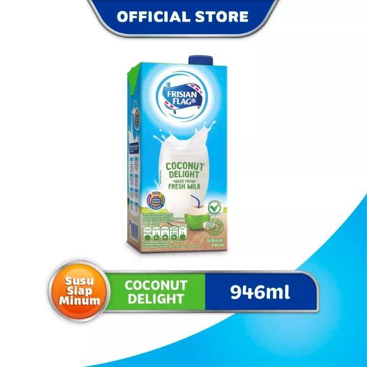 Frisian Flag Purefarm UHT Susu Cair - Coconut Delight 946 ml - Susu Siap Minum | Lazada Indonesia