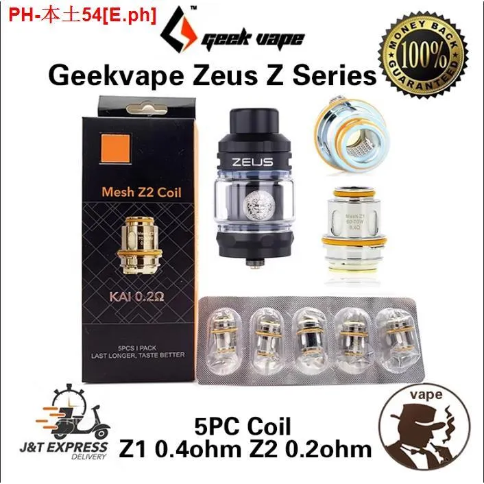 GeekVape Zeus Sub Ohm Coil Z1/Z2 Mesh Coil KA1 Replacement Head for ...