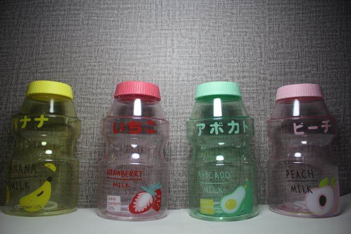 Botol Minum Yakult transparan dilengkapi dengan Tali 480ml | Lazada ...