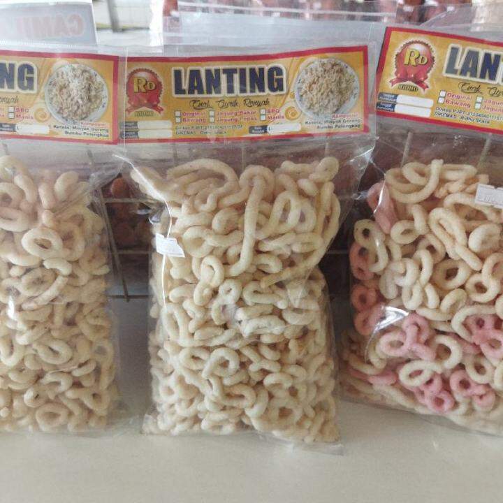 Camilan lanting/Lanting bawang/Lanthing/lanthing/klanting/lanting ...