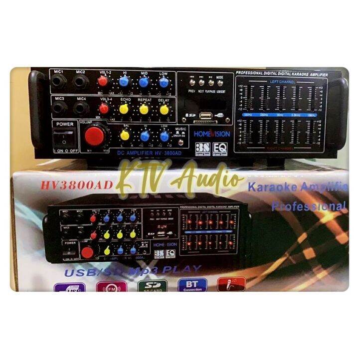 ♕SuntechHomevision mixing amplifier FMBLUETOOTH Stereo karaoke power ...