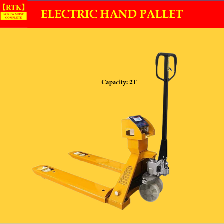 RTK 2T Electronic Hand Pallet | Lazada PH