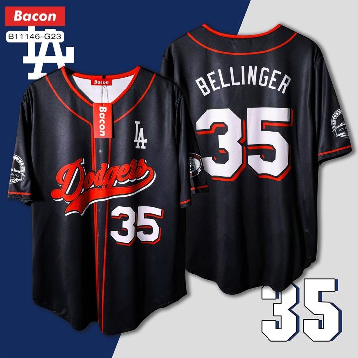 เสื้อแฟชั่น เสื้อกีฬาเบสบอล LA DODGERS 35 | Lazada.co.th