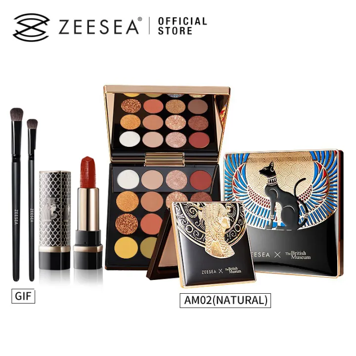 ZEESEA British Museum Eyeshadow, Powder and Lipstick Makeup Set | Lazada PH