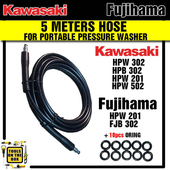 5 Meters Hose for Kawasaki Pressure Washer HPW 302, 220, 502, with ...