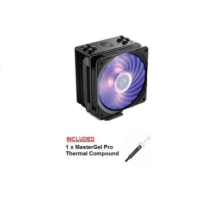 Cooler Master Hyper 212 RGB Black Edition CPU Cooler Fan / AMD Ryzen ...