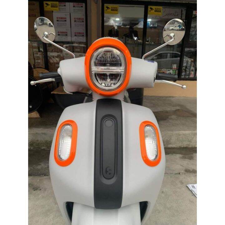 Original Yamaha Stainless Sidemirror Fazzio, Fino, Basta also fit to ...