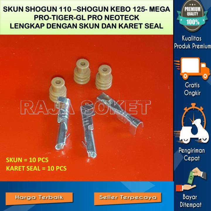 ( isi 10 pcs ) SKUN CDI SHOGUN 110 SHOGUN KEBO 125 MEGA PRO TIGER GL ...
