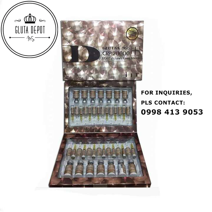 GLUTA DEPOT GLUTAX 5GS CRP 20000 COMPLETE PUSH SET | Lazada PH