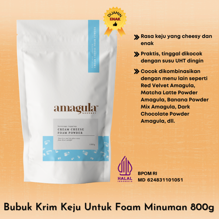 BUBUK TOPPING MINUMAN CREAM CHEESE FOAM/ KRIM KEJU 800g - AMAGULA ...