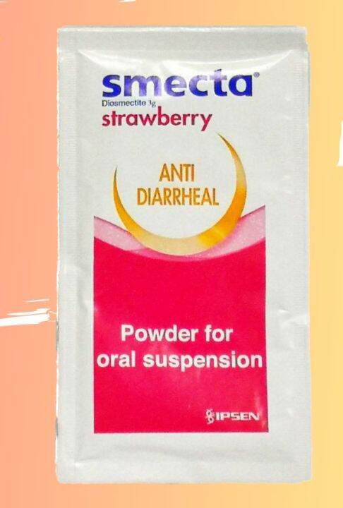 [READY STOCK] Smecta - Anti diarrheals Strawberry Flavour 3g (1 sachet ...