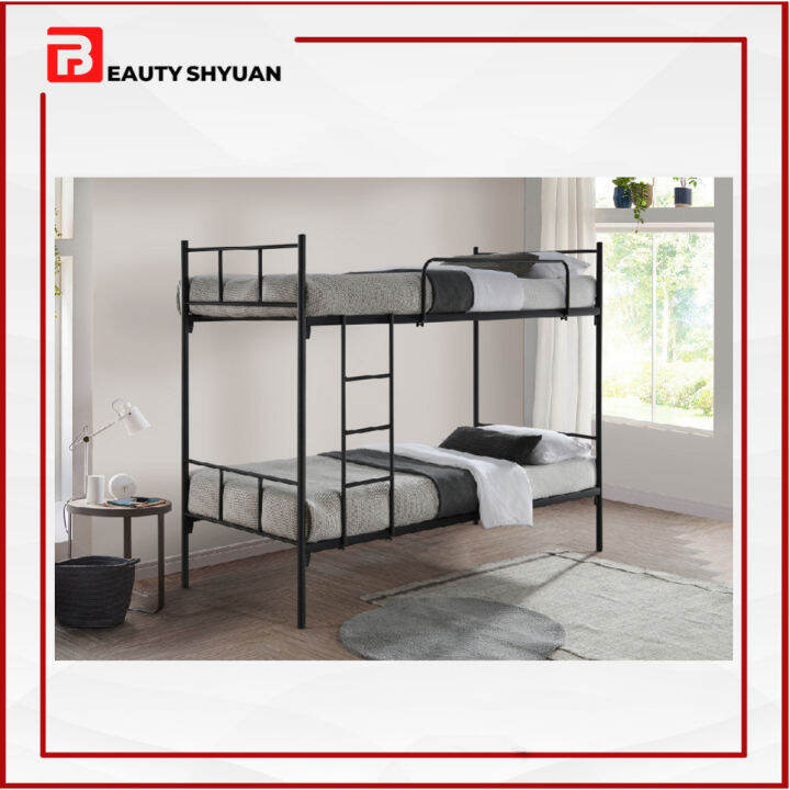JETTI Katil Double Decker Bed Kids Bed Frame Bunk Bed Frame Single ...