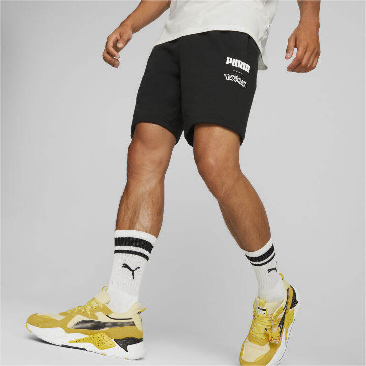 PUMA PRIME/SELECT - กางเกงขาสั้นผู้ชาย PUMA x POKÉMON สีดำ - APP ...