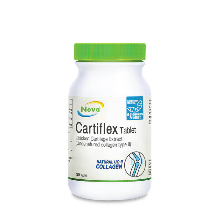 [TY PHARAMCY] NOVA CARTIFLEX (CHICKEN CARTILAGE EXTRACT-UNDENATURED COLLAGEN TYPE 2) [30'S ...