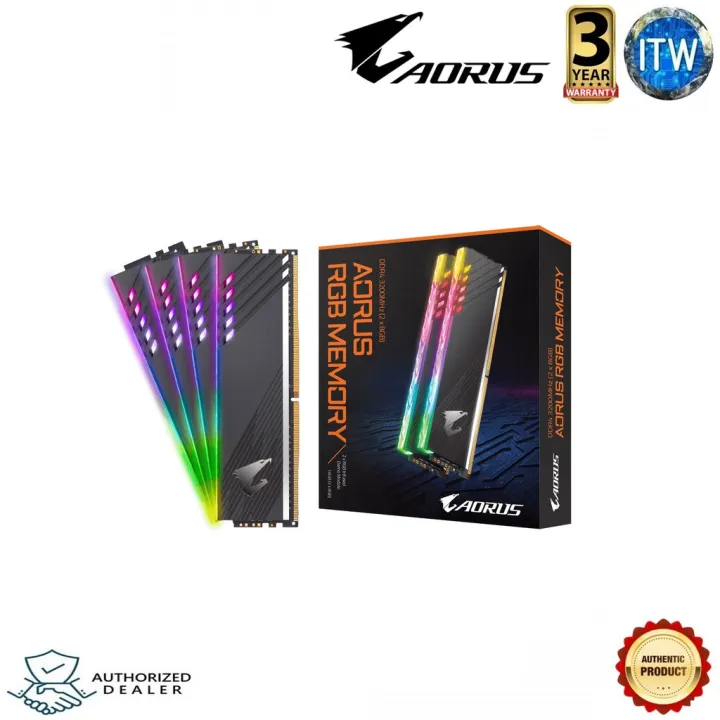 【Cash on delivery】 GIGABYTE Aorus Rgb Memory 3200MHz (With Demo Kit ...