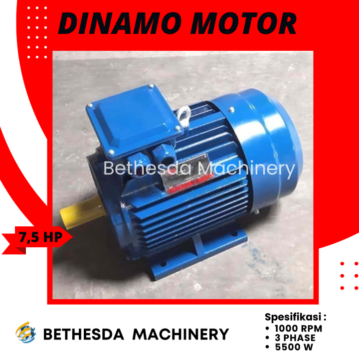 Electric Motor ADK 3 phase 1000 RPM, Dinamo Motor 7.5 HP | Lazada Indonesia
