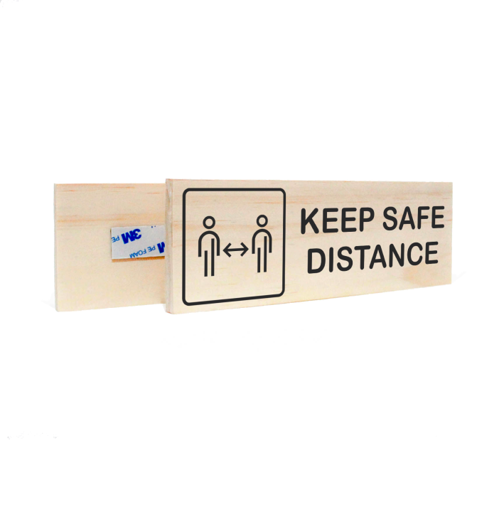 keep safe distance sign system - keep social distance | Lazada Indonesia