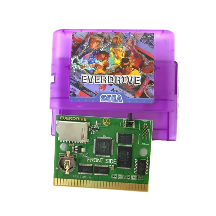 The New Sega Generation MD Genesis Everdrive Game Card Supports Mega ...