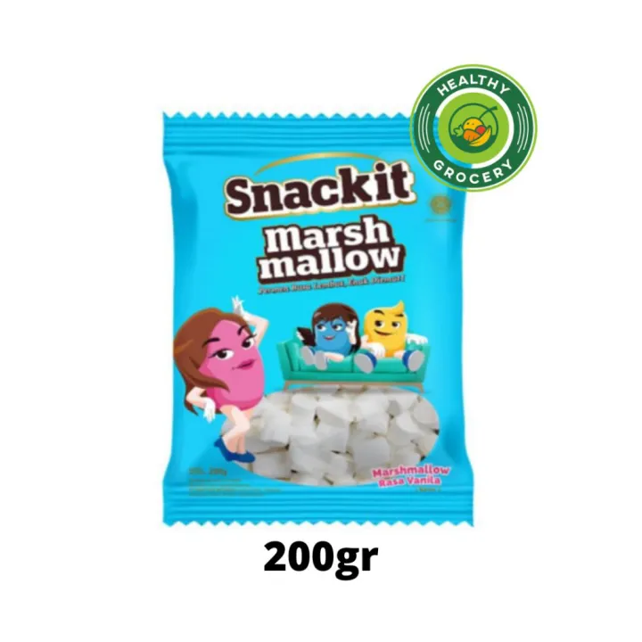 Snackit Marshmallow Rasa Vanilla 200gr | Lazada Indonesia