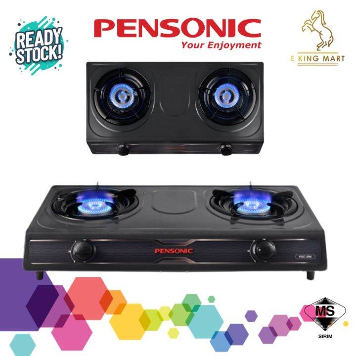 PENSONIC PGC-29N Double Burner Gas Stove Gas Cooker | Lazada
