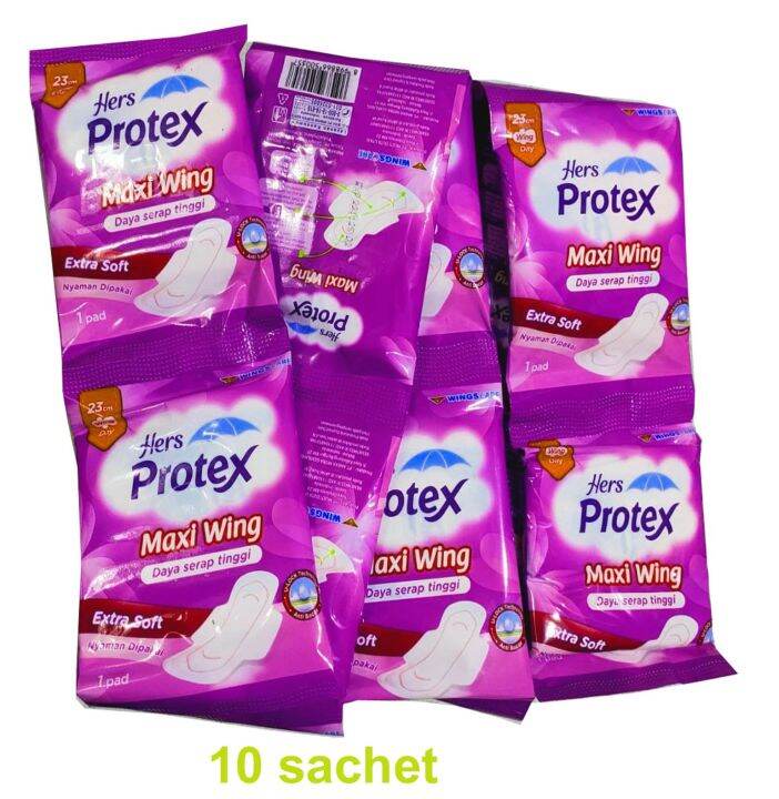 protex maxi wings ungu renceng 10 sachet | Lazada Indonesia