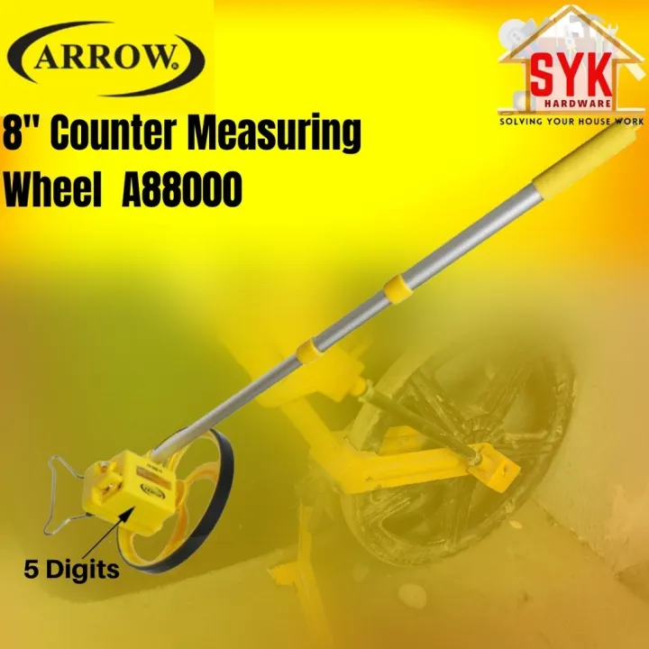 SYK ARROW 8 Inch Counter measuring wheel Pengukur Pembilang Roda A88000 ...