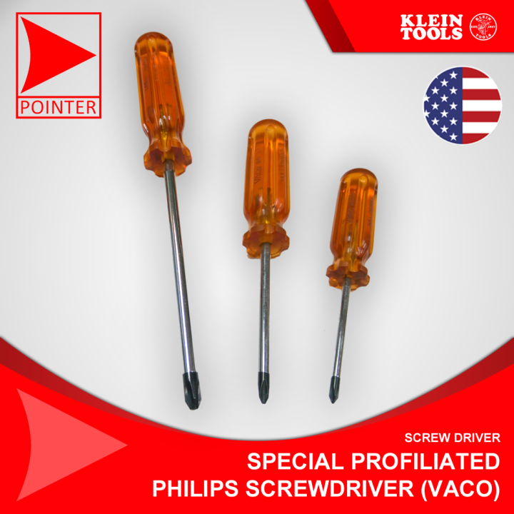 SPECIAL PROFILIATED PHILIPS SCREW DRIVER MADE IN USA | Lazada PH