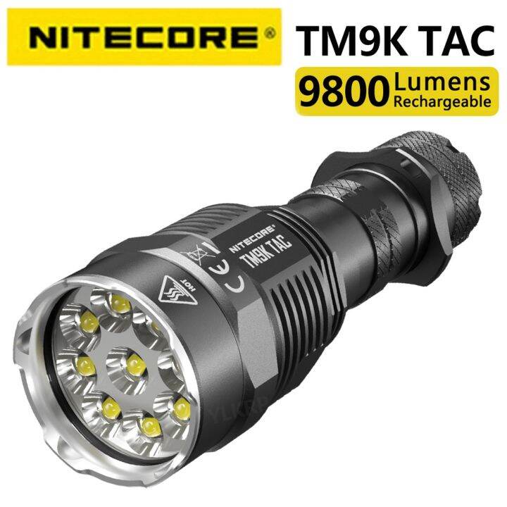 Nitecore tm9k TAC 9800 lumen strong light suppression flashlight, built ...