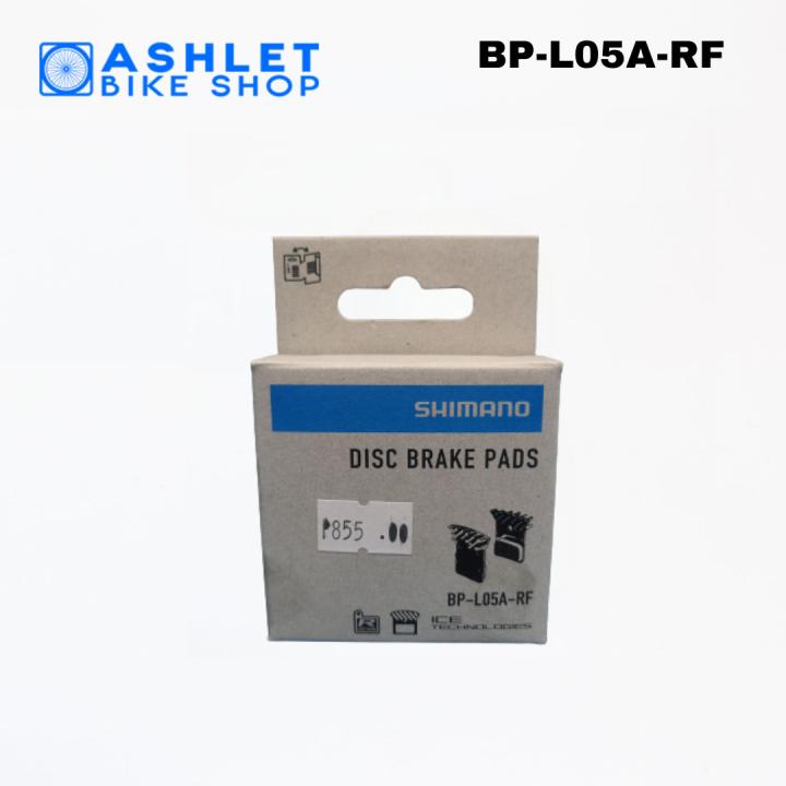 ORIGINAL SHIMANO Disc Brake Pads BP-L05A-RF Resin Pad W/ FIN - ASHLET ...