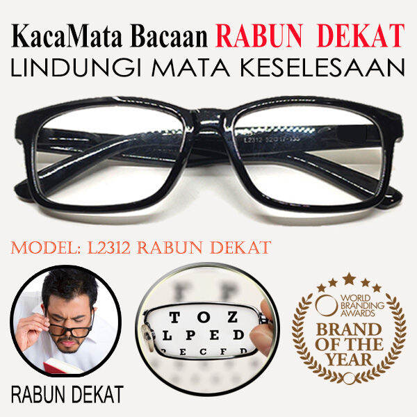 CERMIN MATA UNISEX RABUN DEKAT REKA BENTUK ERGONOMIK KUALITI TERBAIK ...