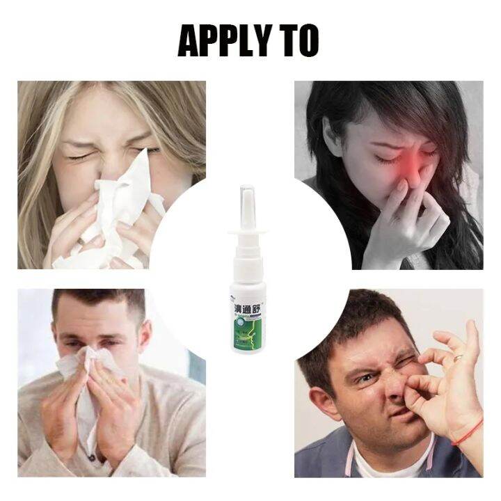 20ml Nasal Spray Chronic Rhinitis sinusitis nasal spray Nose care ...