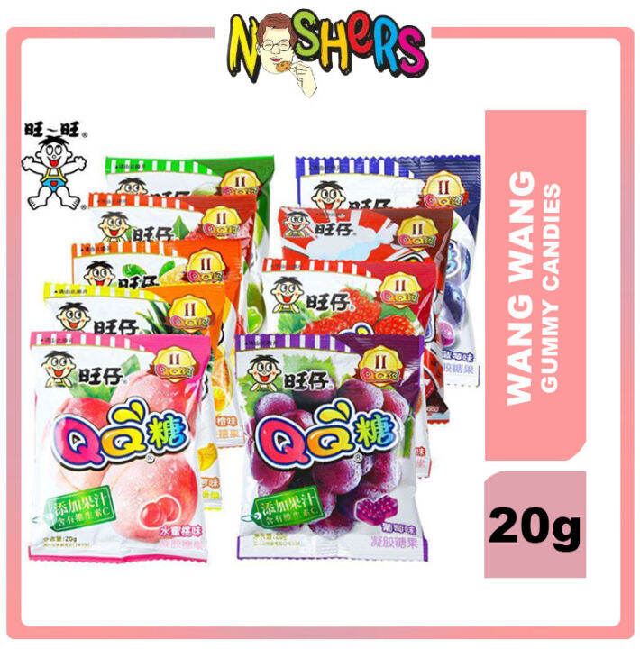 Noshers Wang Wang Sweet Soft Fruit Gummy Sugar Candy Kids Snacks ...