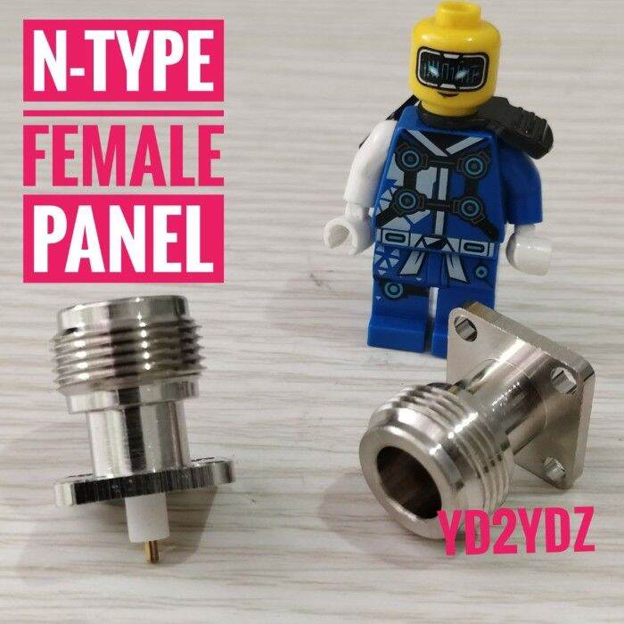 konektor n female n-type teflon panel rf connector chassis body kotak ...