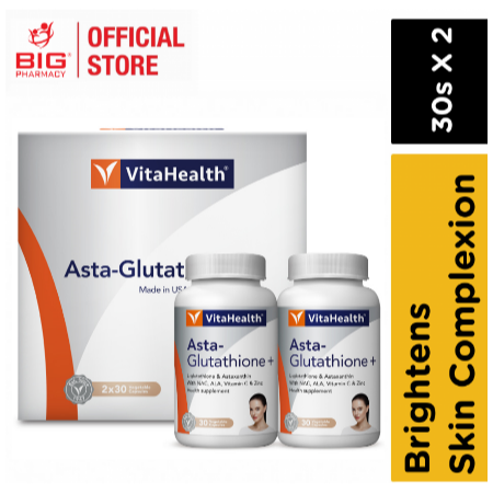 VitaHealth Asta-Glutathione Plus 2 x 30s | Lazada