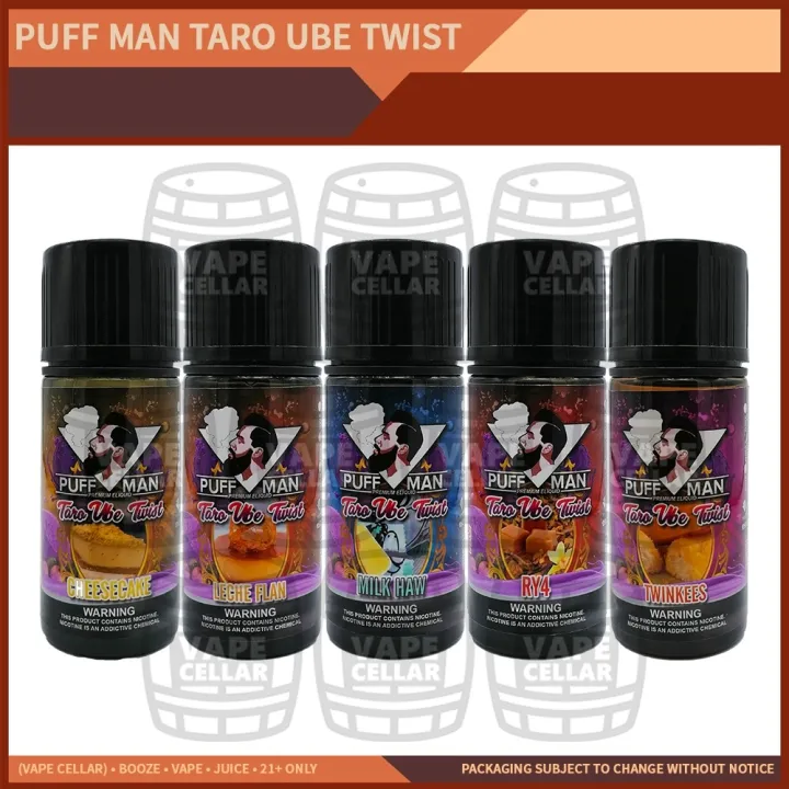 Puff Man Taro Ube Twist 100ML (3MG 6MG) [ 002] [TEYD0720] | Lazada PH