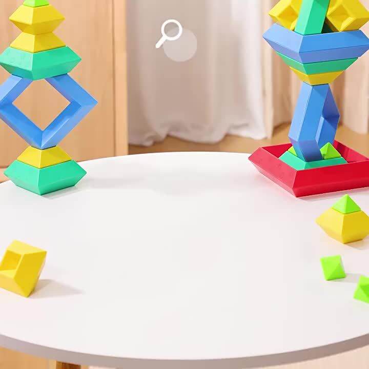 Changeable Building Blocks Tower Assembled Building Block Toys Children ...